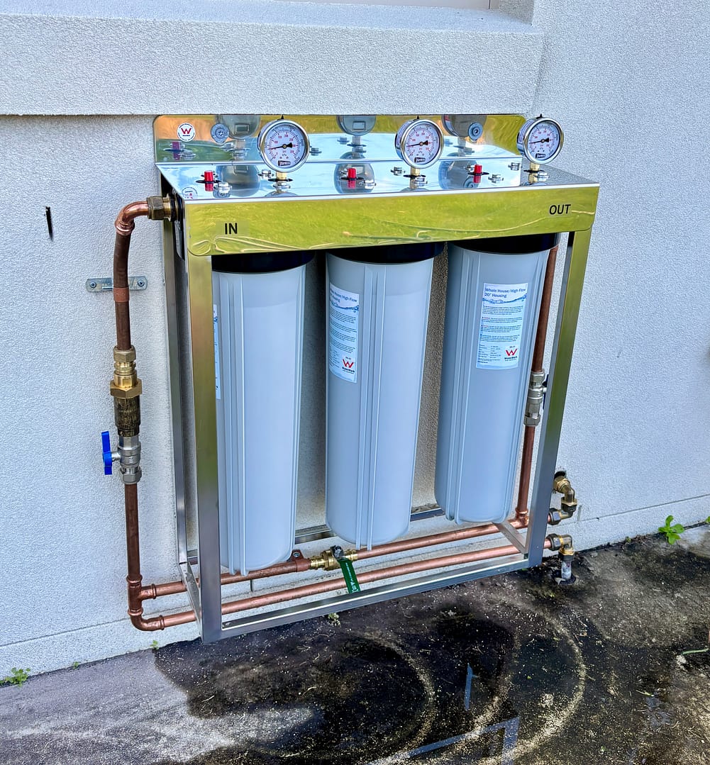 Premium Triple Stage Complete Home Water Filter System With Installation