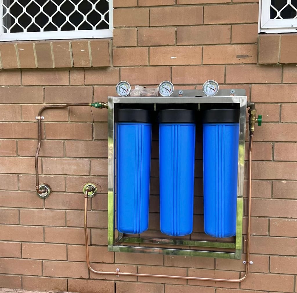 Triple Stage Complete Home Water Filter System + Free Installation