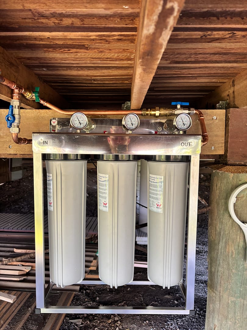 Premium Triple Stage Complete Home Water Filter System With Installation