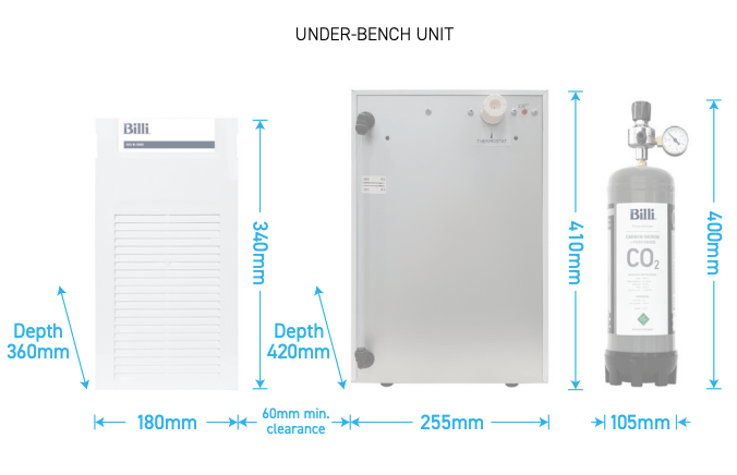 Billi B-5000 Home Boiling, Chilled & Sparkling Tap 9151000L Including ...